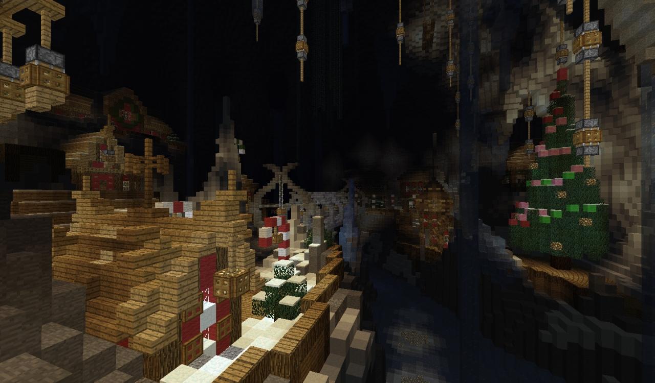 Christmas cave Minecraft Map