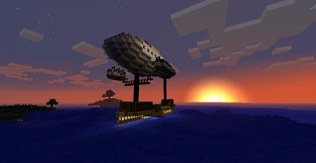 Steam Punk Ship Minecraft Map