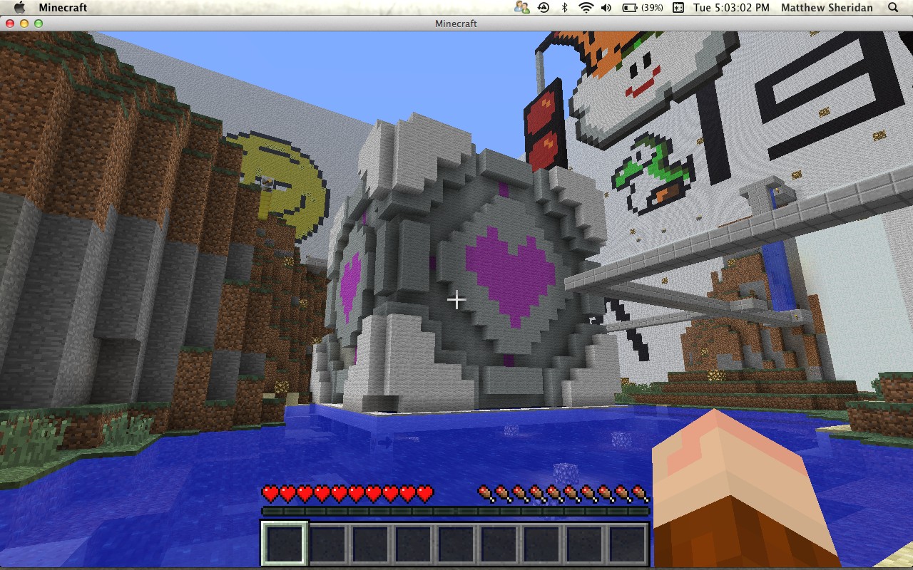Companion Cube Minecraft Map