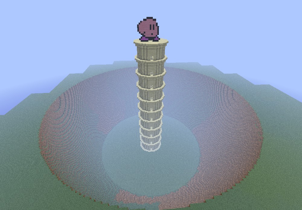 Kirby's tower! Minecraft Map