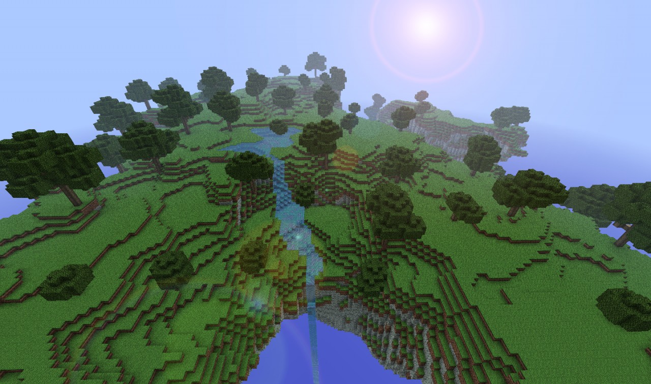 Landfall Island - Custom Terrain Minecraft Map