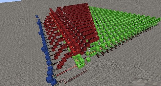 20 Input/Ouput Unary Adder/Decoder Minecraft Map