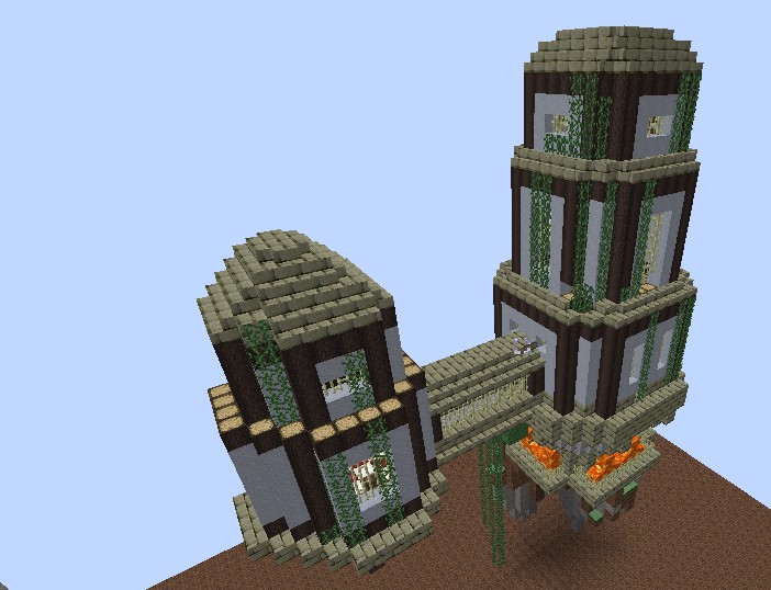 Floating Citadel 32x14x34 Minecraft Map