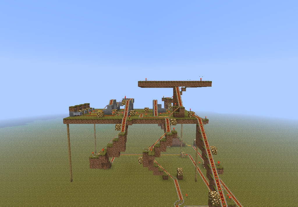 Extreme Rollercoaster Minecraft Map