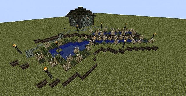 Wheat Farm House Minecraft Map