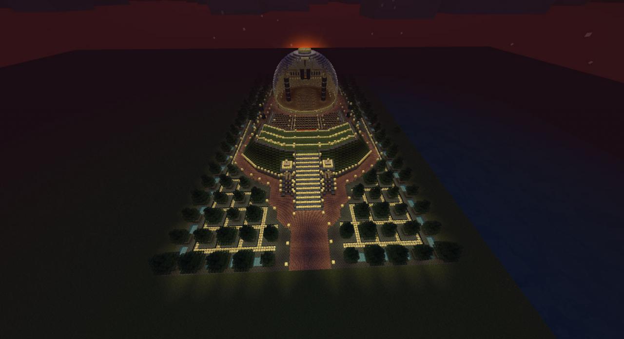 Modern Outdoor Amphitheater Minecraft Map