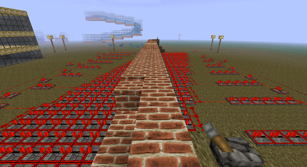 Piston Bridge Minecraft Map