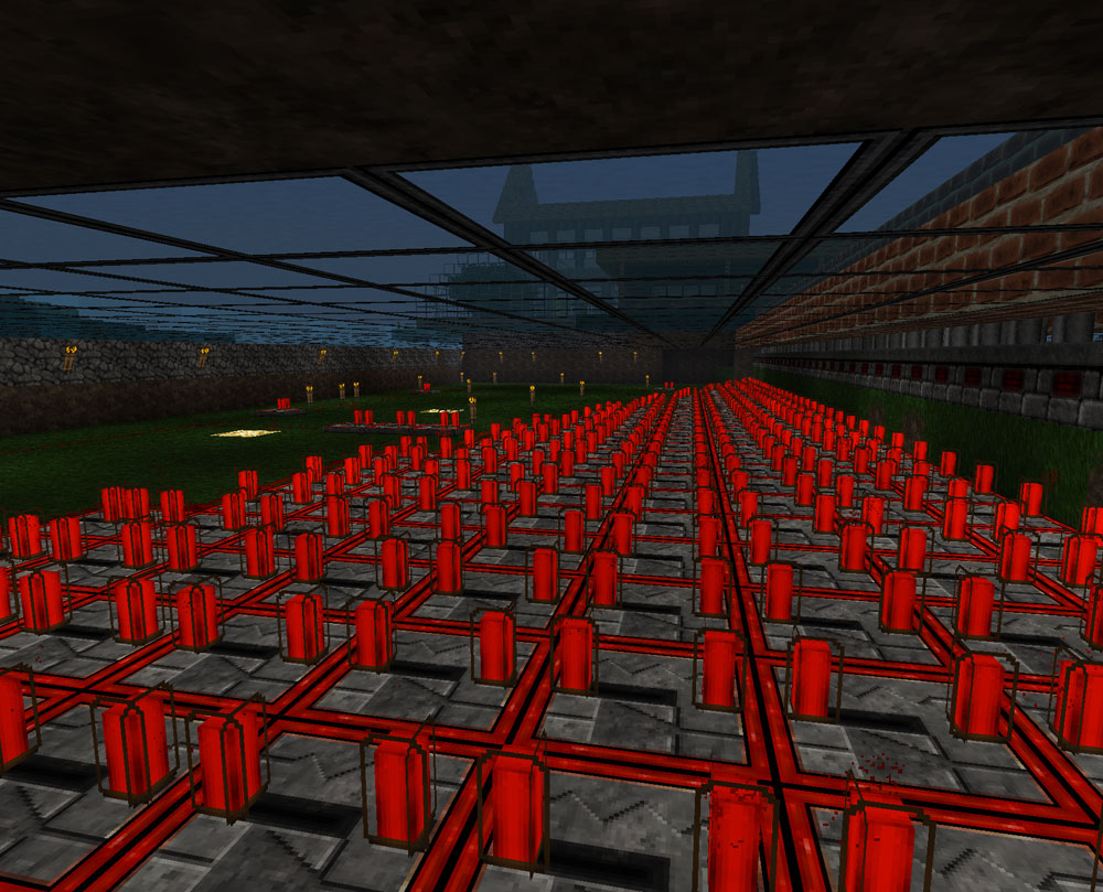 Piston Bridge Minecraft Map