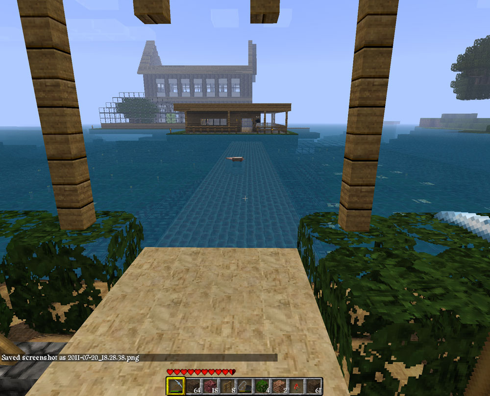 Piston Bridge Minecraft Map