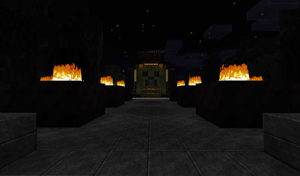 The Creeper House Zoo Exhibit Minecraft Map