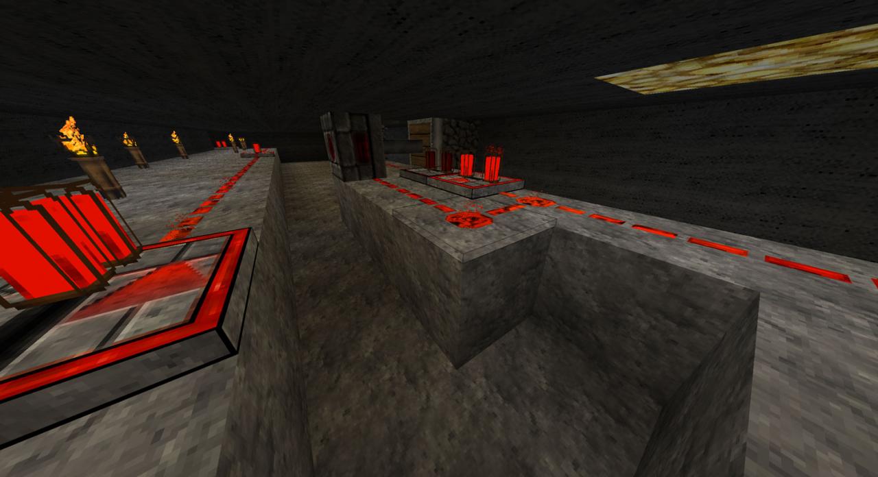 Dance Club with piston based disco floor light show Minecraft Map