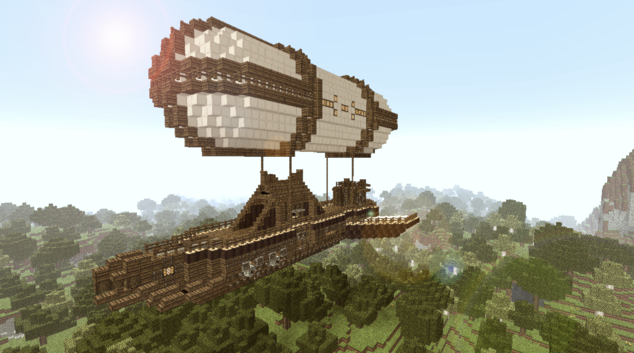 My first ship "Sky Wanderer" Minecraft Map