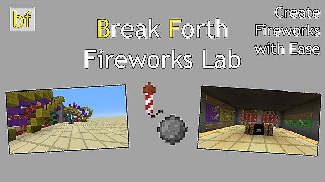 Fireworks Lab - Easily Create Fireworks Minecraft Map
