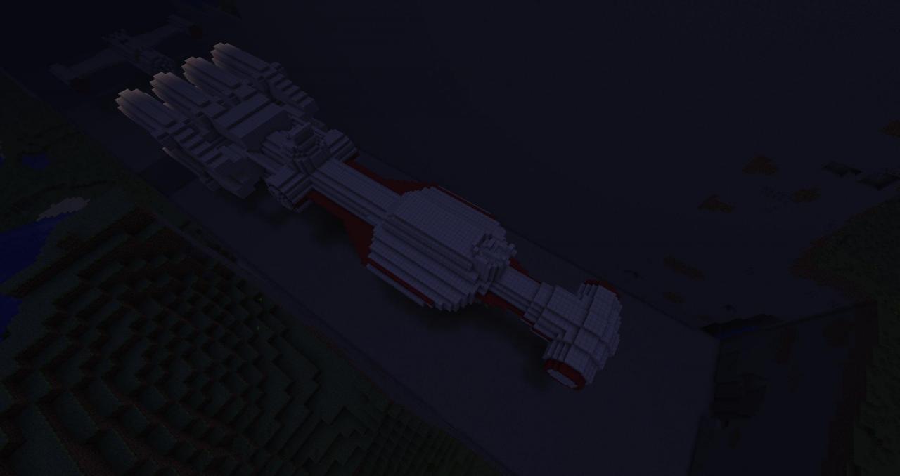 CR90 Corellian Corvette Minecraft Map