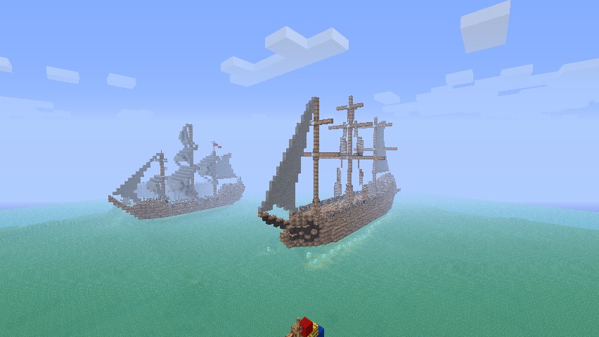 Fortified Survival Island w/ Ships Minecraft Map
