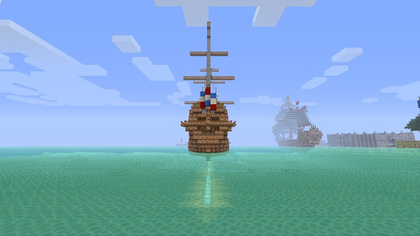 Fortified Survival Island w/ Ships Minecraft Map