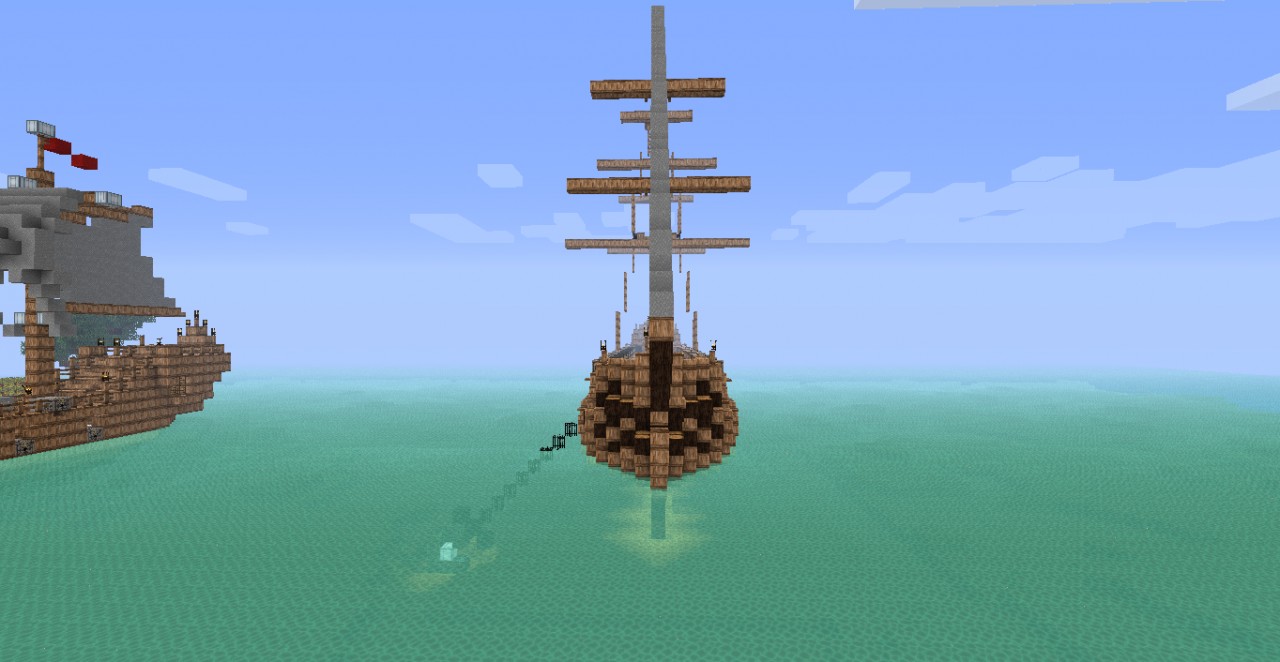 Fortified Survival Island w/ Ships Minecraft Map