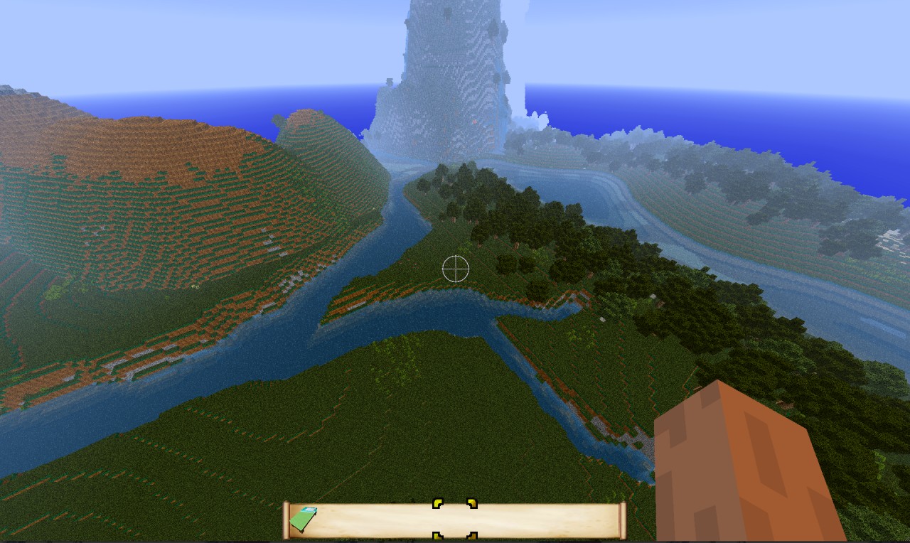 Unknown civilization island (pyramids, volcano, mountains, rivers, waterfalls, etc. + challenges ...