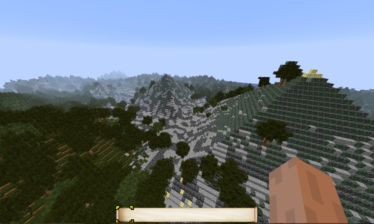 Unknown civilization island (pyramids, volcano, mountains, rivers, waterfalls, etc. + challenges ...