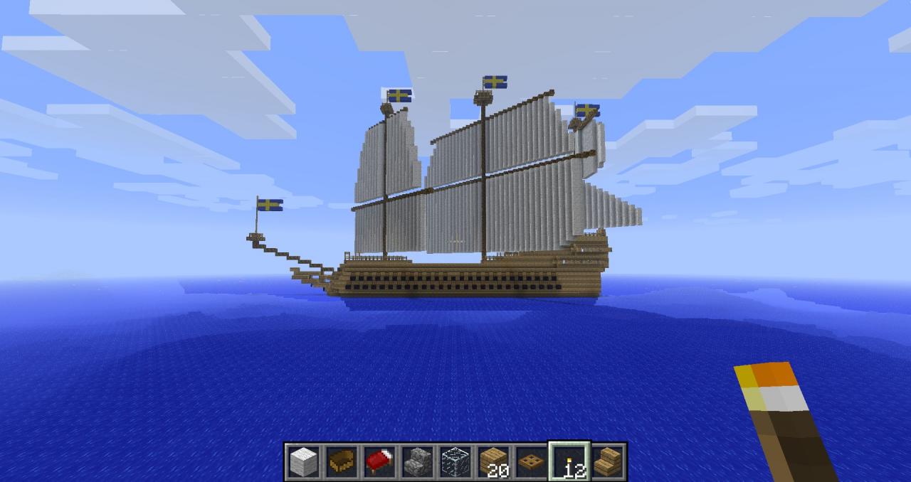 Vasa Ship 1628 Sweden Minecraft Map