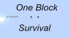 One Block Survival - 1.4.6 Minecraft Map
