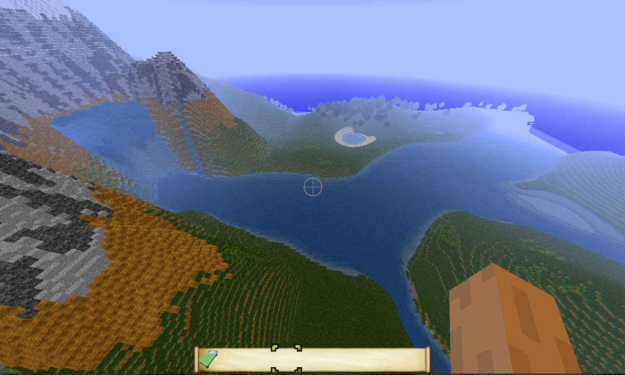 Unknown civilization island (pyramids, volcano, mountains, rivers, waterfalls, etc. + challenges ...