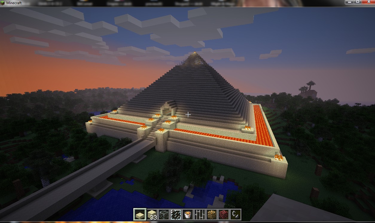 Piramida i jej podziemia Minecraft Map