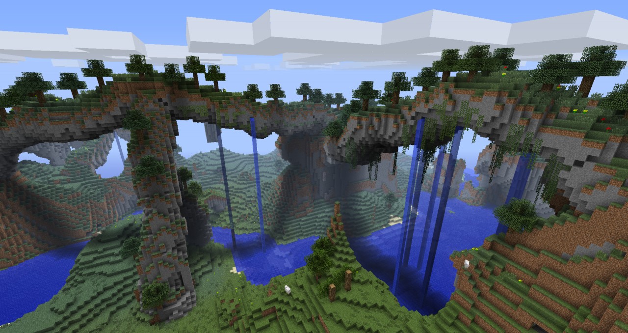 The paradise Minecraft Map