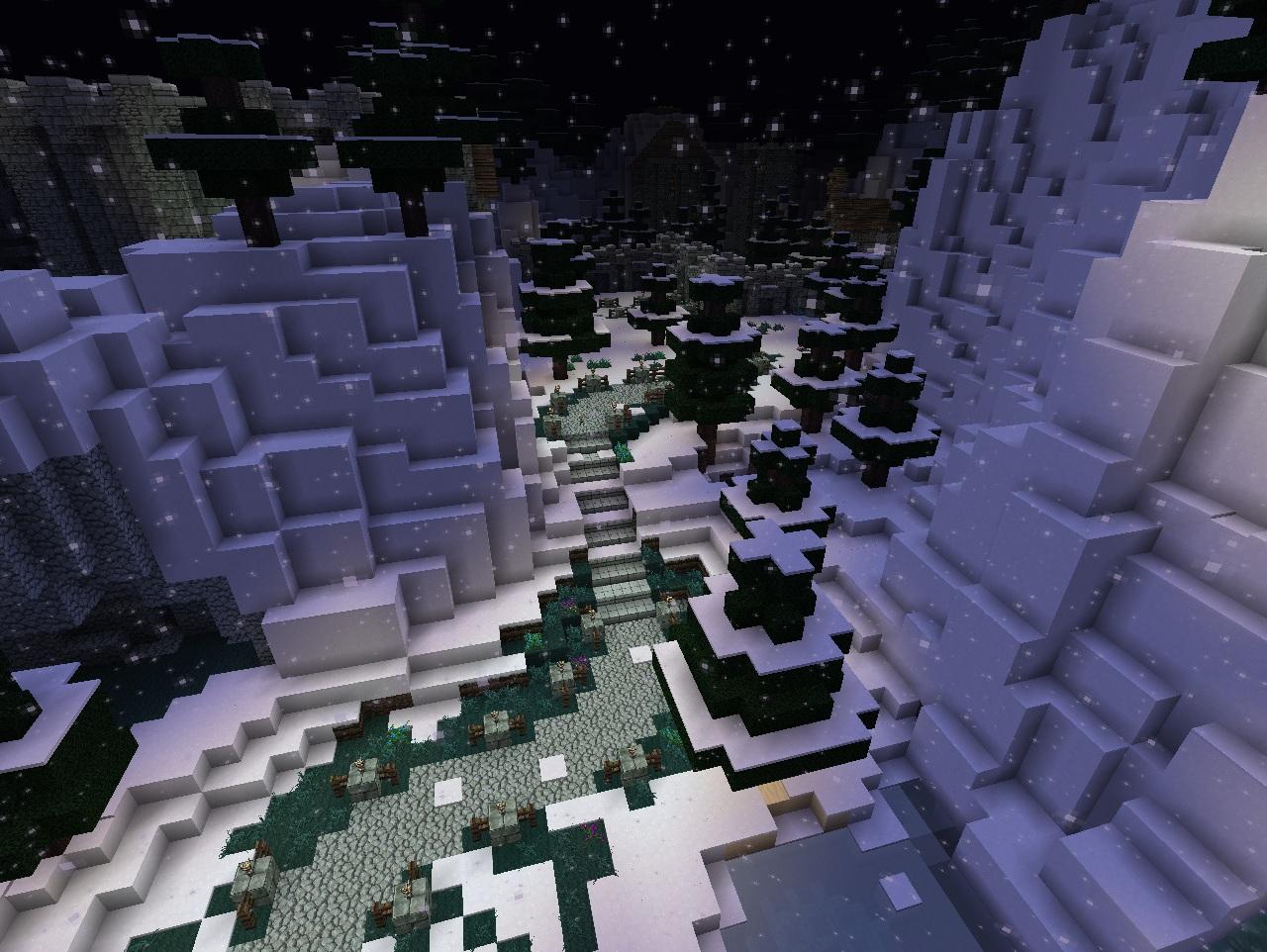 Darkstorm Mountains: Snowdrift Valley Minecraft Map