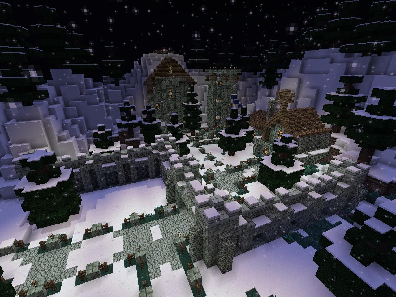 Darkstorm Mountains: Snowdrift Valley Minecraft Map