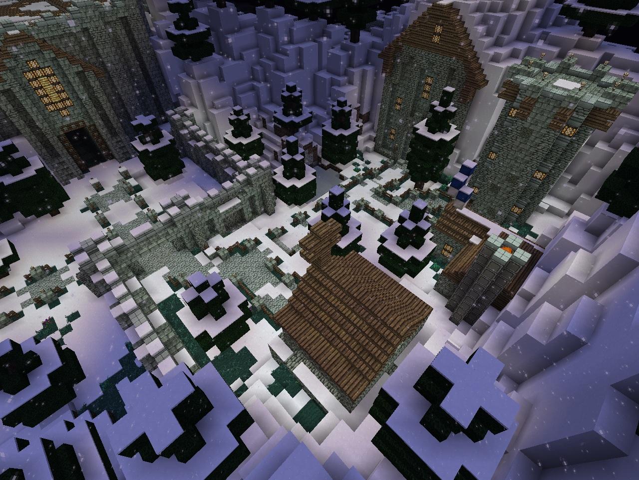 Darkstorm Mountains: Snowdrift Valley Minecraft Map