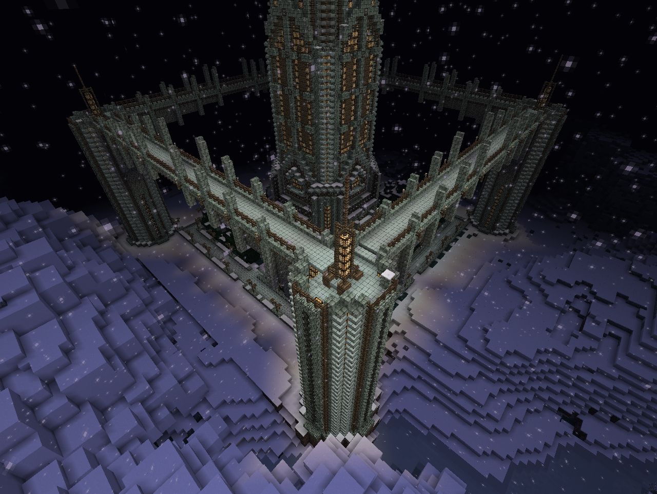 Darkstorm Mountains: Silverbane Spire Minecraft Map
