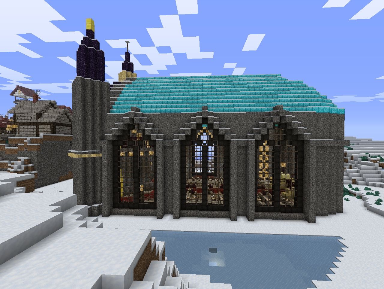 Snow church Minecraft Map