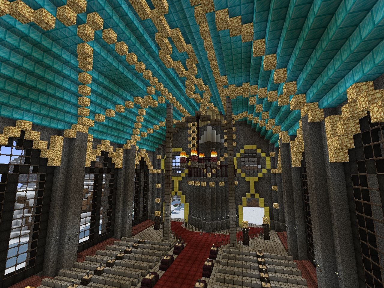 Snow church Minecraft Map