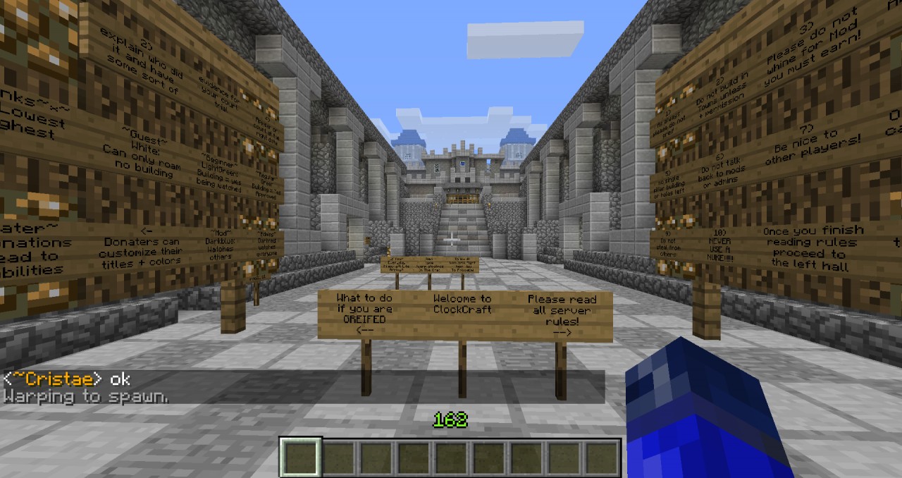 Clocks Craft Server Minecraft Server