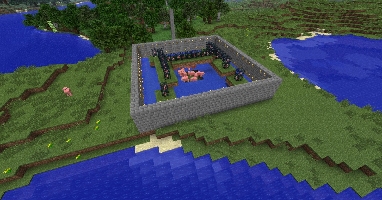 My pig farm (AUTOMATION) Minecraft Map