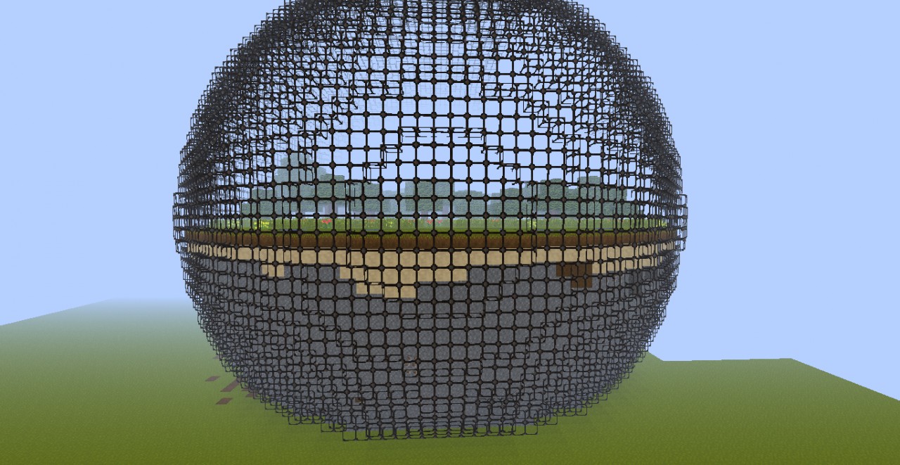 Sphere World Survival *world generated ores* Minecraft Map