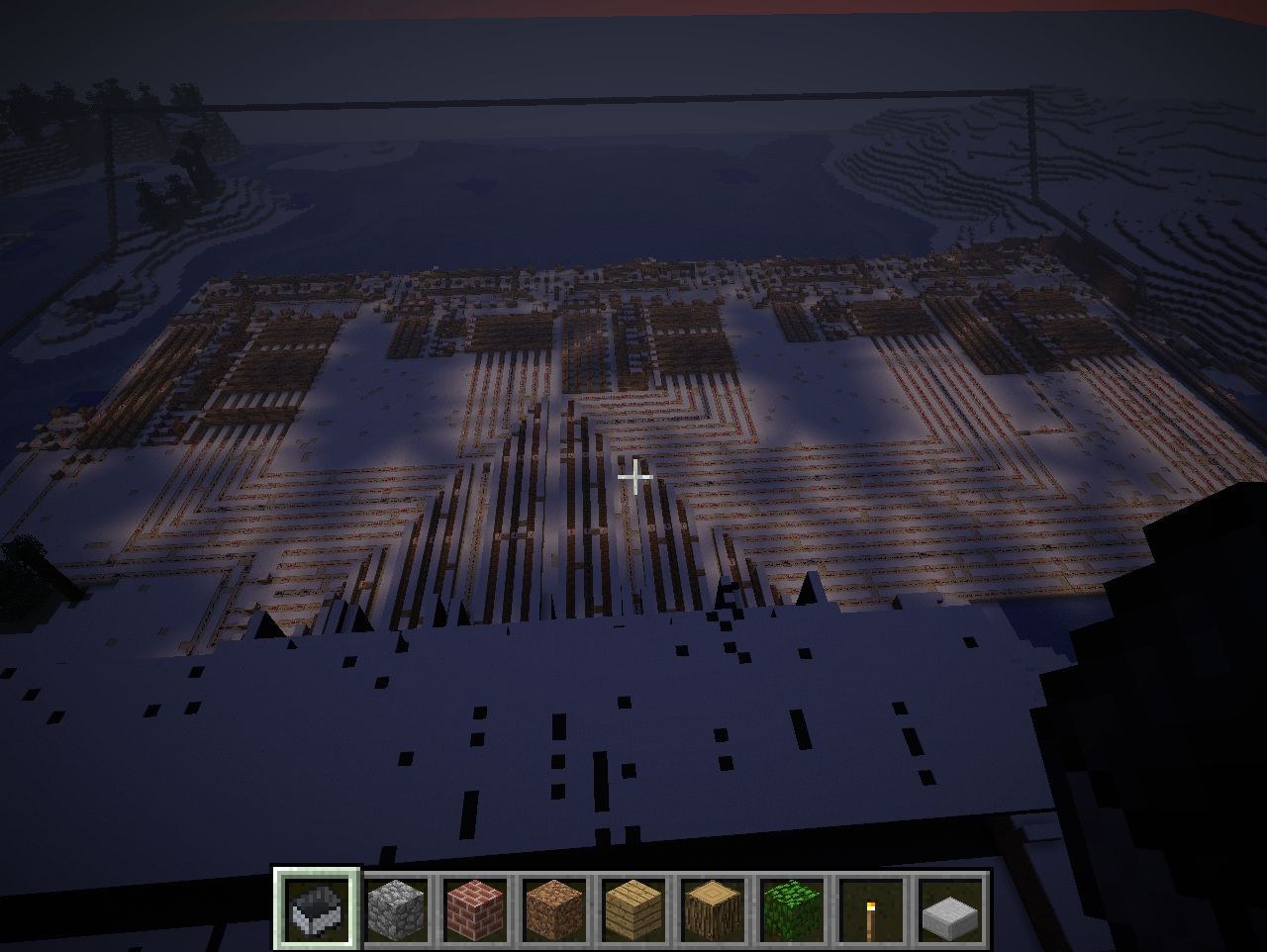 Digital clock Minecraft Map