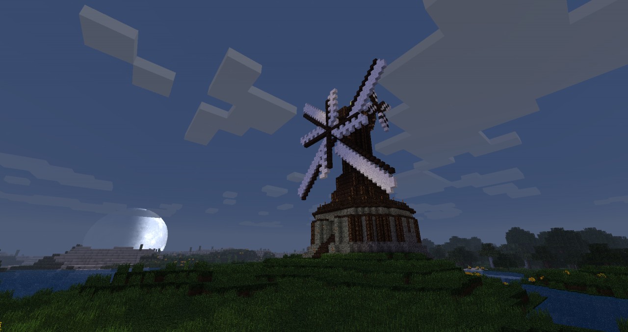 The Great Windmill [With tripple millblade-construction] Minecraft Map