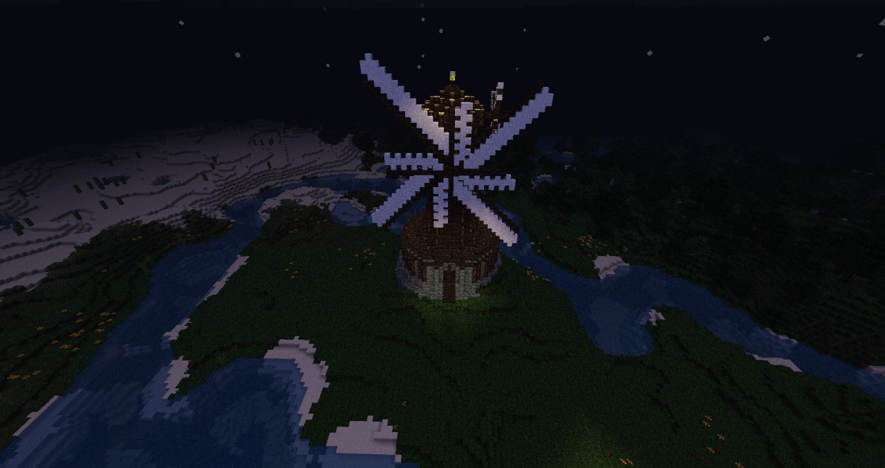 The Great Windmill [With tripple millblade-construction] Minecraft Map