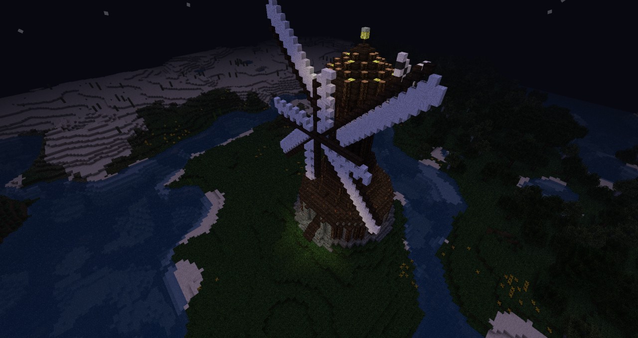 The Great Windmill [With tripple millblade-construction] Minecraft Map
