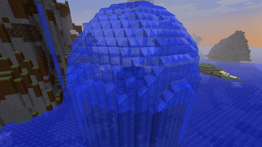 Water dome home Minecraft Map