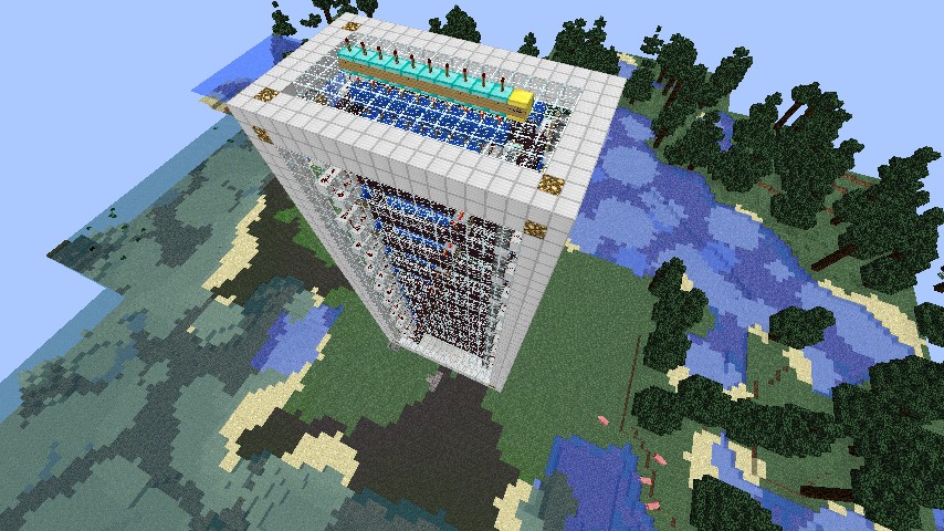 compact and fast 290 bit memory Minecraft Map