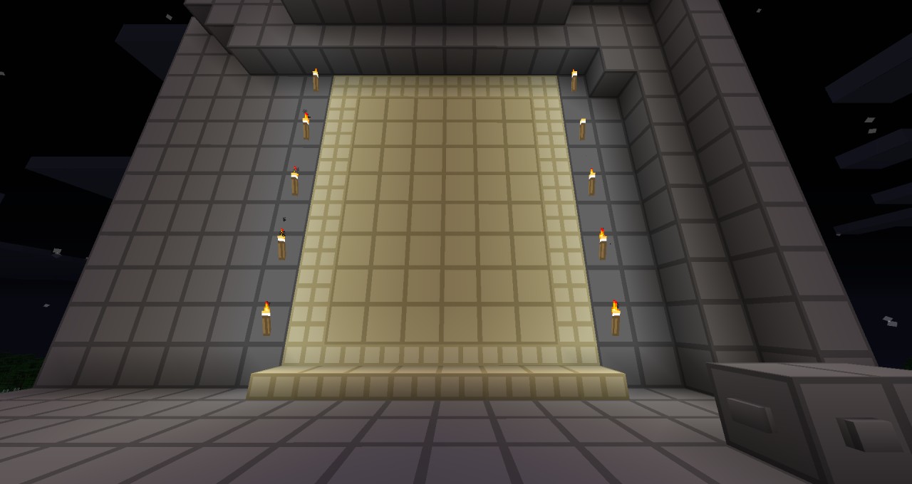 Giant Gravel / Sand Door Minecraft Map