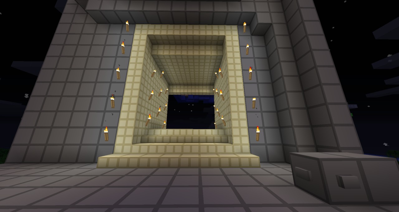 Giant Gravel / Sand Door Minecraft Map
