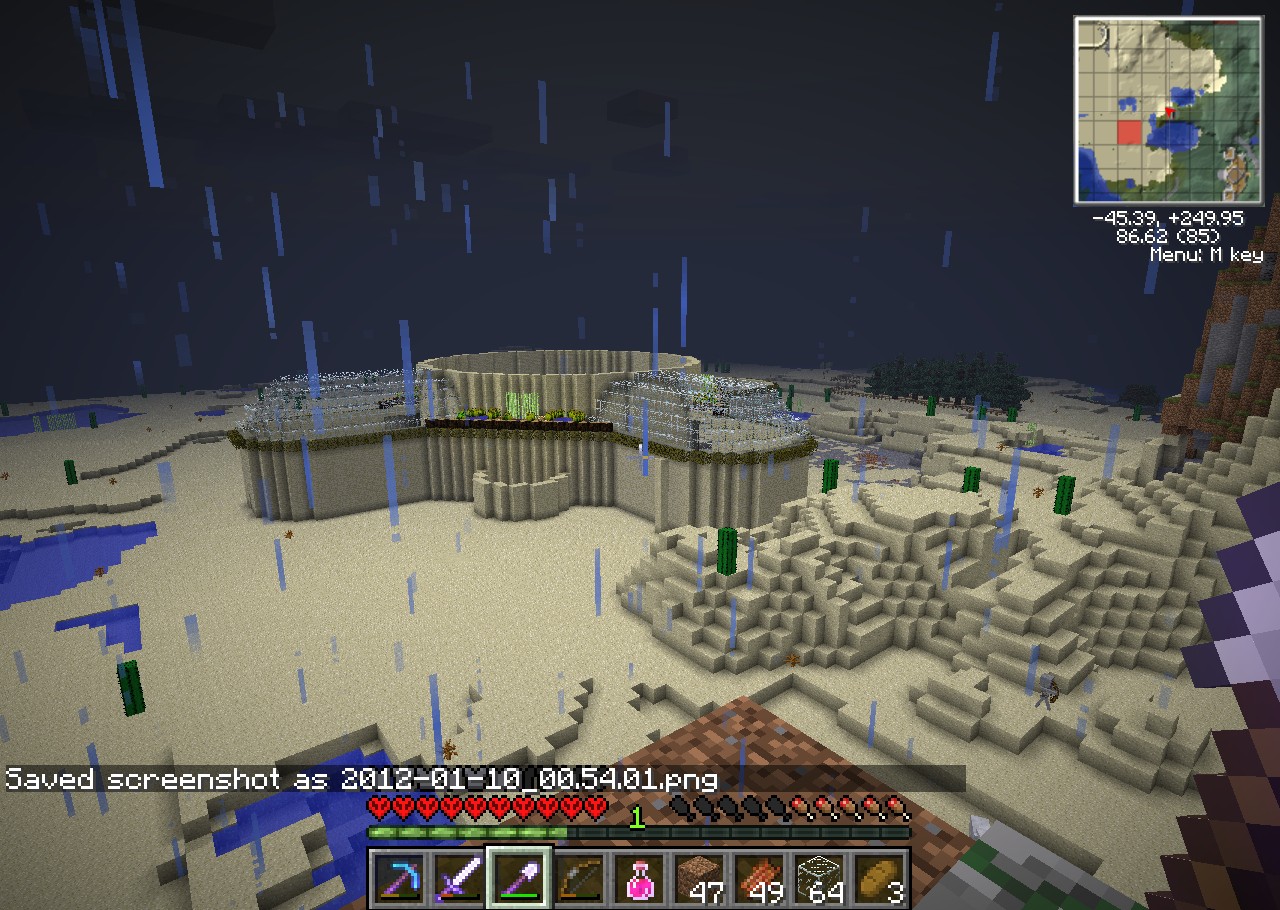 Hardcore Mode World [Streaming] Minecraft Map