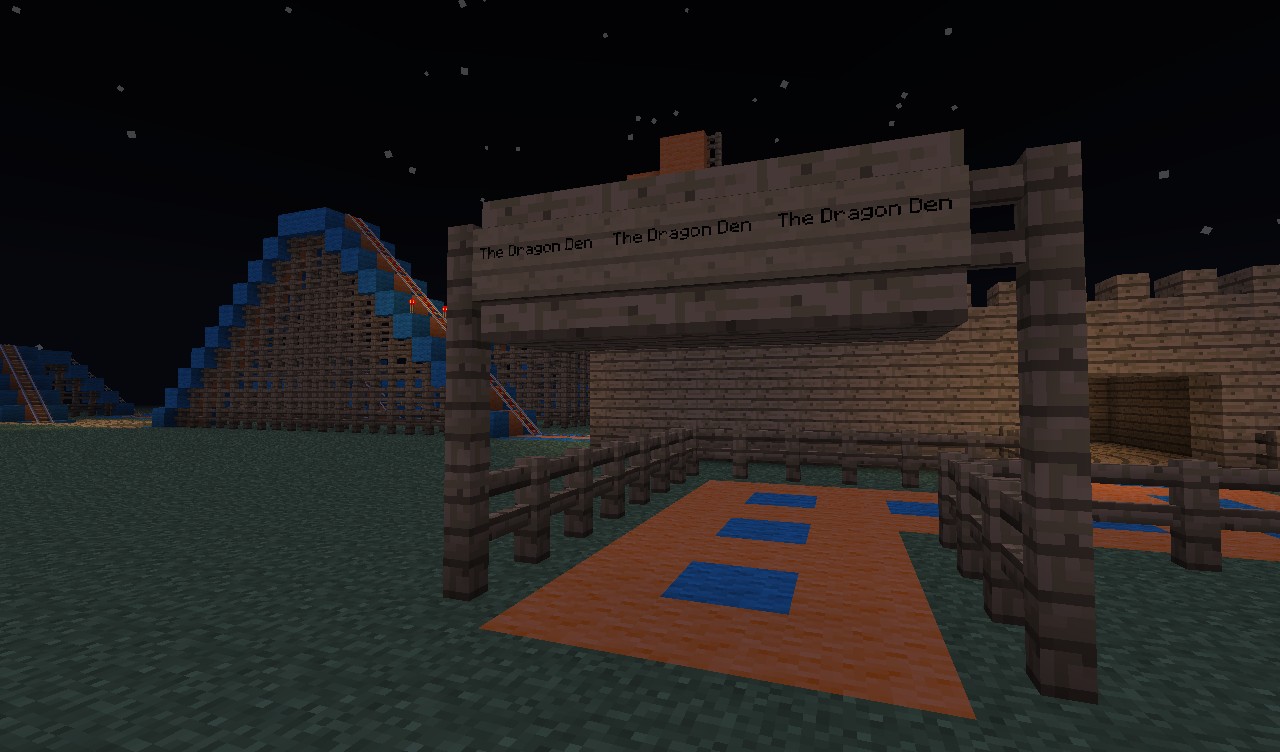 Dragon Den Rollercoaster Minecraft Map