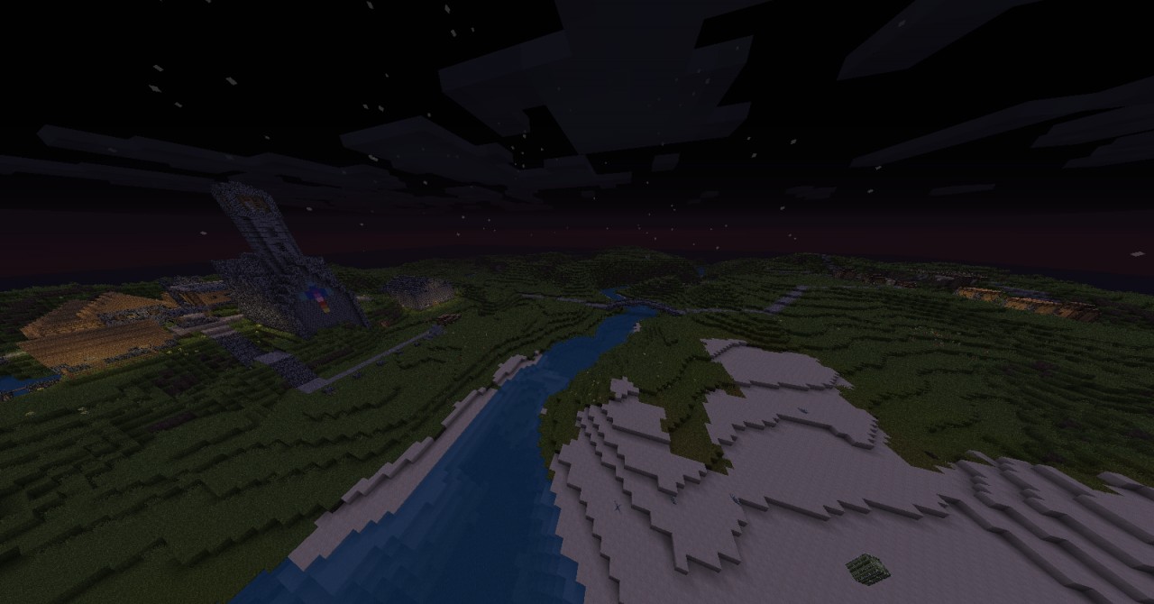 St. Testificate - improved npc village w/ epic church Minecraft Map