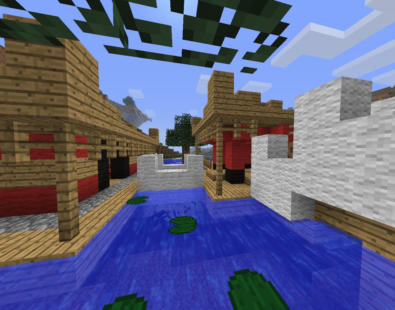 [1.2.5] Little Chinese House Minecraft Map