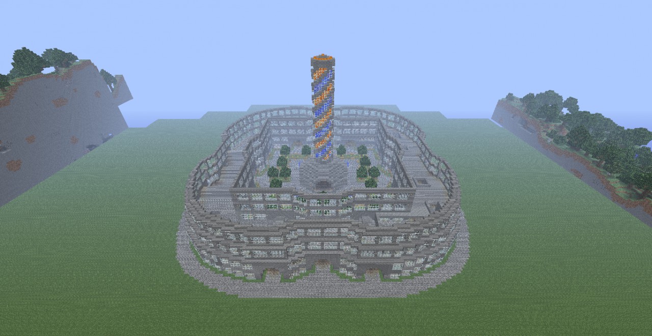 City Center Spawn Building Minecraft Map